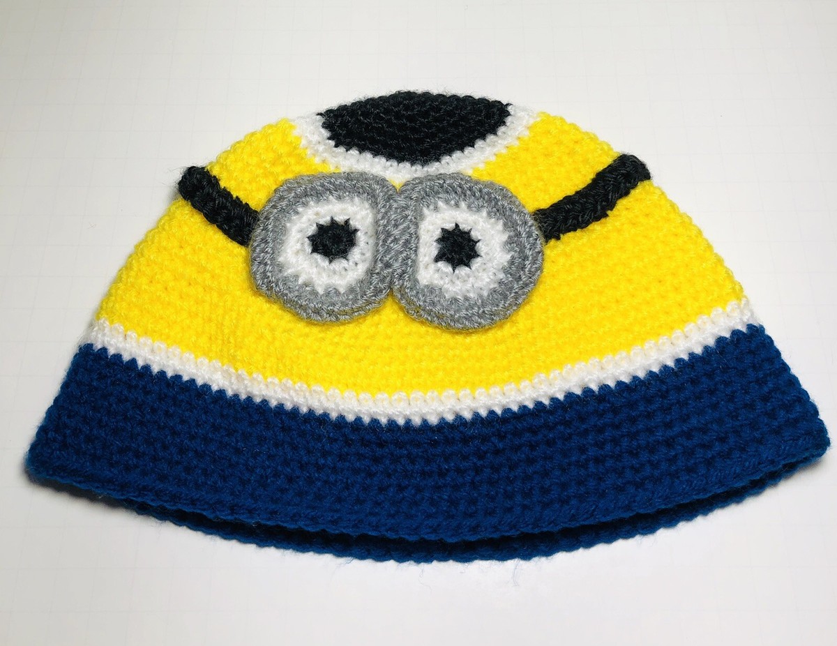 Pattern For Crochet Minion Hat Minion Hat, Minion Hat, Crochet Minion