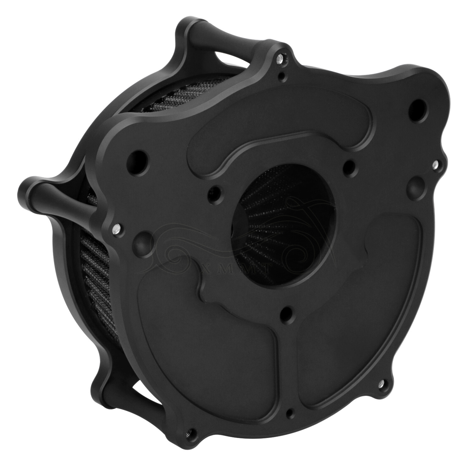 Turbine Spike Air Cleaner Black Intake Filter Set For Harley Softail ...