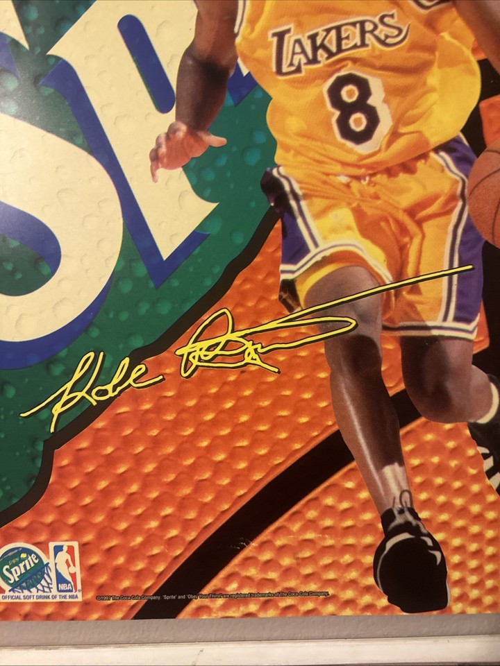 Kobe Bryant Lakers Sprite Adidas Vintage Promo Coca Cola Co PROMO ...