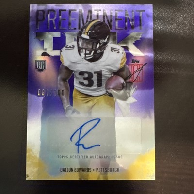 DAIJUN EDWARDS 2025 TOPPS PREEMINENT INK AUTOGRAPH CARD AUTO | eBay