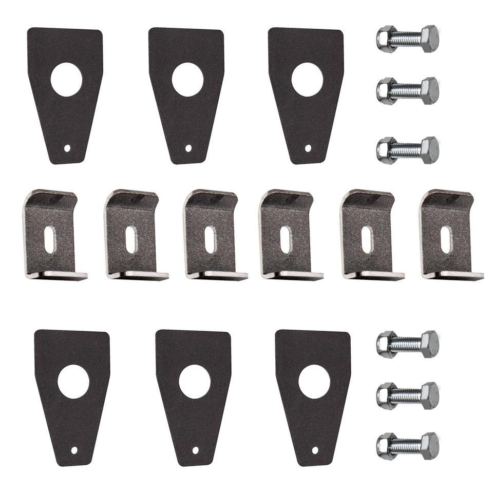 Adjustable Universal Roof Rack Brackets Gutter Mounts Kit, 1/8 inch ...