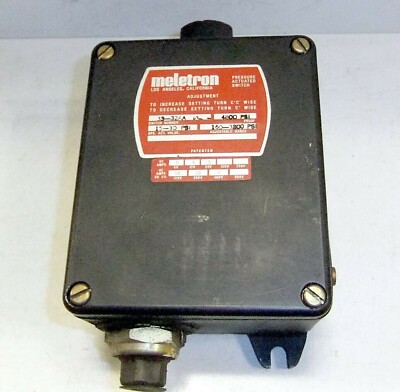 Pressure - Pressure Actuated Switch
