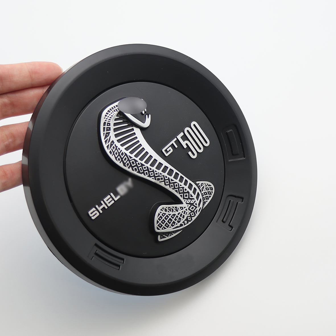 Black Decklid Emblem 5.9'' Round Trunk Badge For Mustang SHELBY GT500 ...