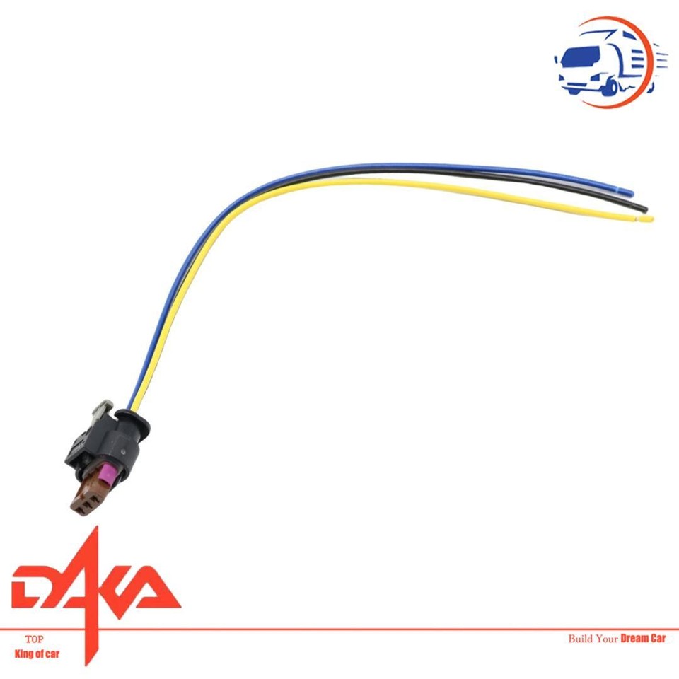 3 Pin Parking Sensor Plug Pigtail 4F0973703 for VW Audi Volvo GM | eBay