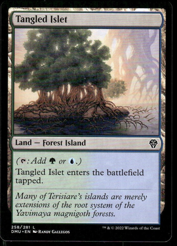 MTG Dual Land - DOMINARIA UNITED / DMU - Set of ALL 10 Typed Fetchable ...