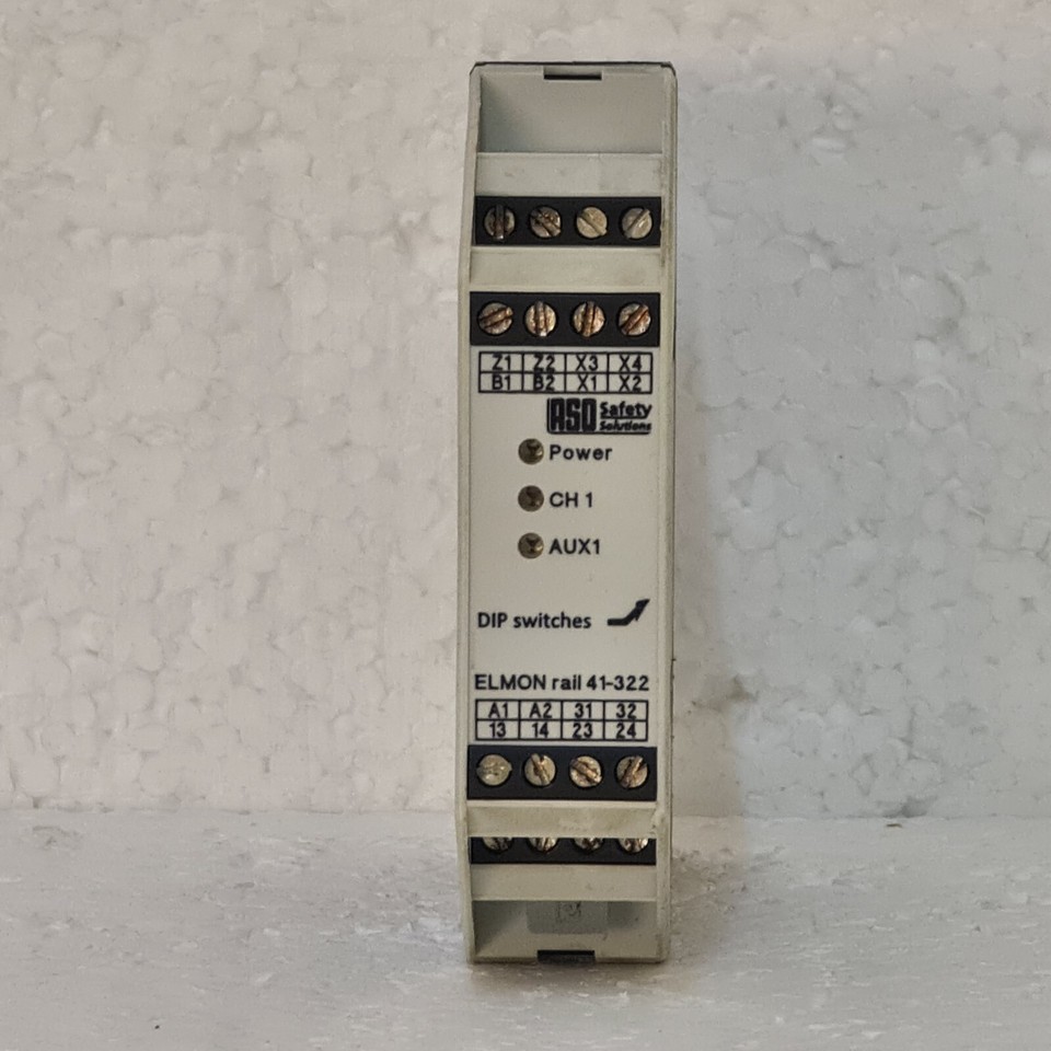 ASO ELMON rail 41-322 Safety Relay P/N: 1114-0030 | eBay