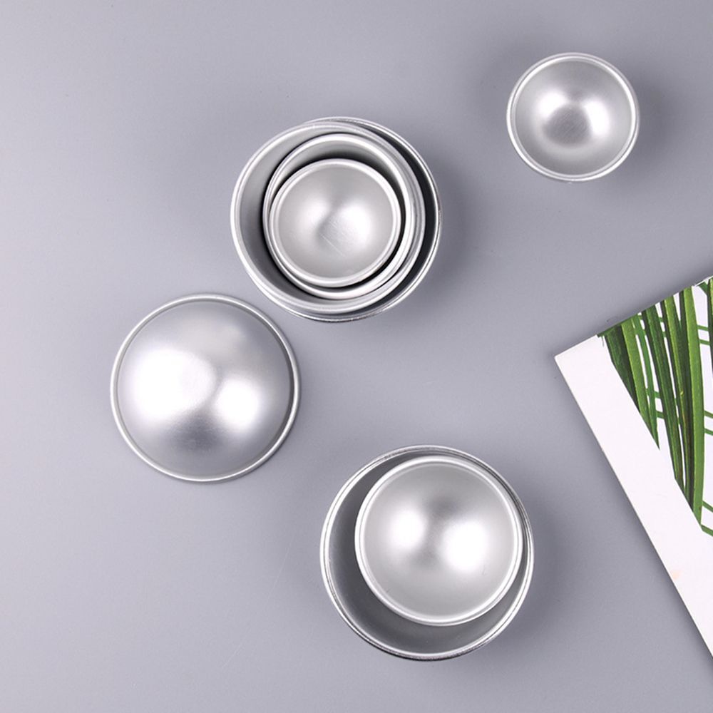 Mold Daifuku Dessert Snowball 3D Aluminum Ball Mochi Mold Cake Pastry ...