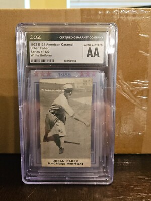 URBAN FABER 1922 E121 AMERICAN CARAMEL WHITE UNIFORM AUTHENTIC ALTERED ...