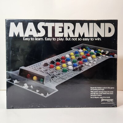 Mastermind Board Game, Pressman, New Sealed In Box 2015 Retro 80s | eBay
