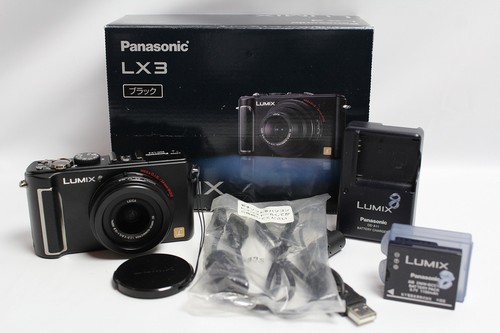 Panasonic Compact Digital Camera LUMIX LX3 Black DMC-LX3-K Ship from ...