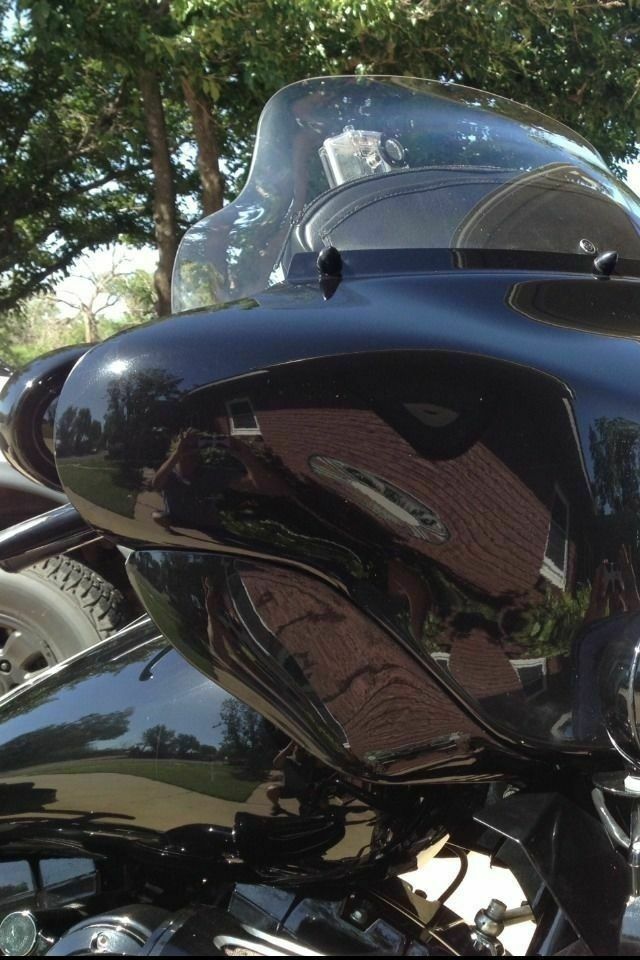 CUSTOM WIND DEFLECTORS Bat Wing Fairing USA Made Harley Davidson Bagger ...