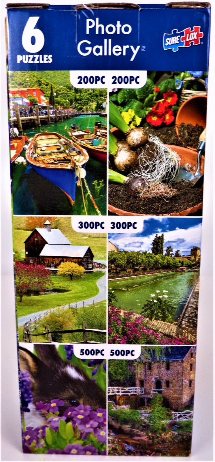 Photo Gallery 6 Pack Jigsaw Puzzles 2 each 200/300/500 pc TCG Toys SURE ...