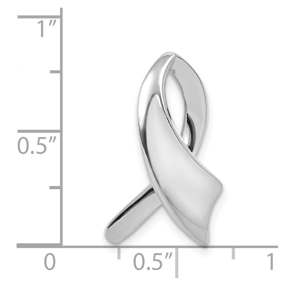 Real 14kt White Gold Slide | eBay