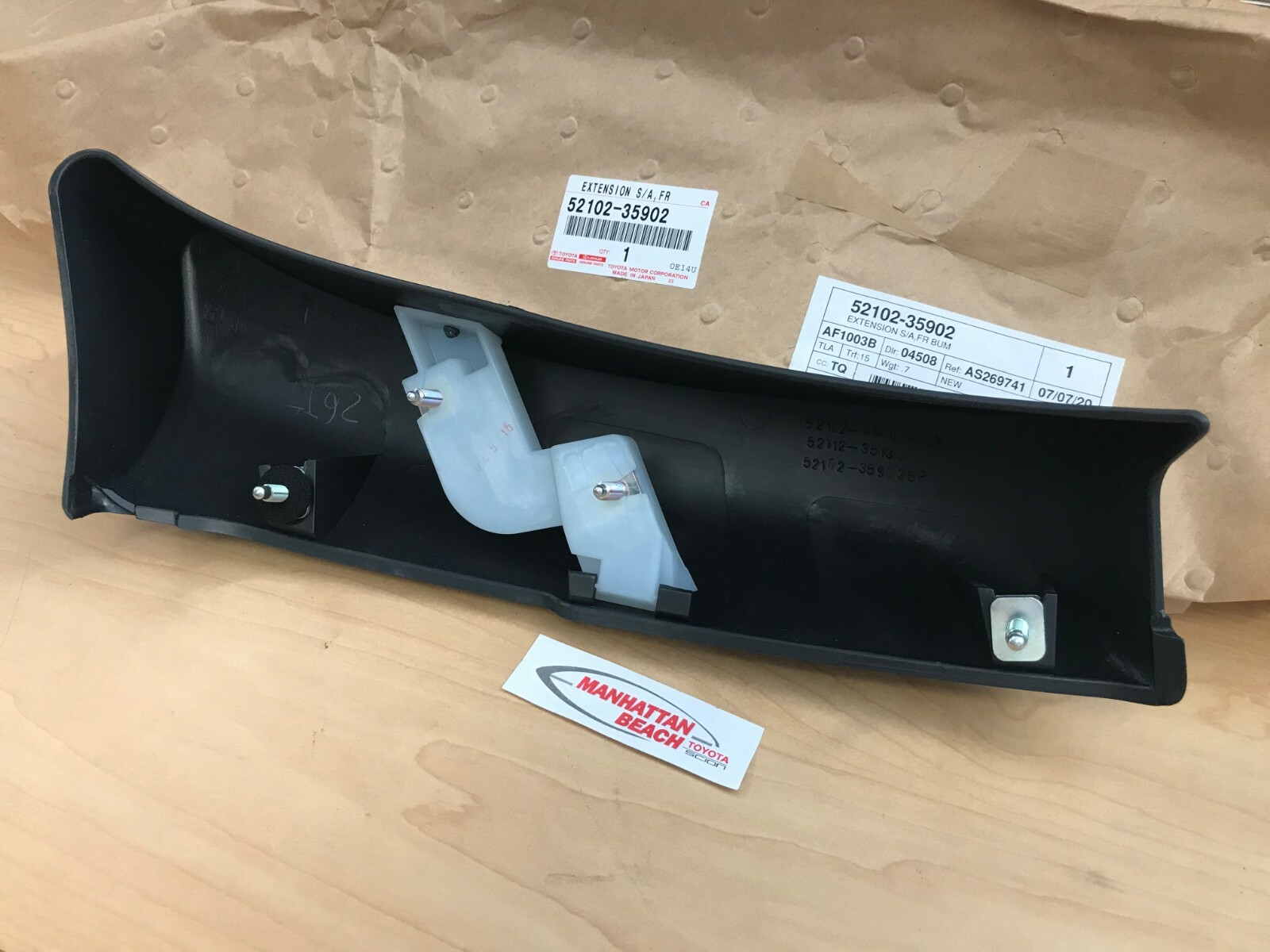 99-02 4RUNNER RIGHT FRONT BUMPER FENDER FLARE EXTENSION GENUINE TOYOTA ...