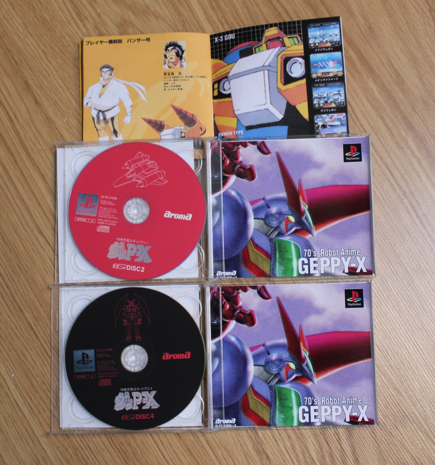 70's Robot Anime Geppy-X Playstation - Prix - Photo - Présentation