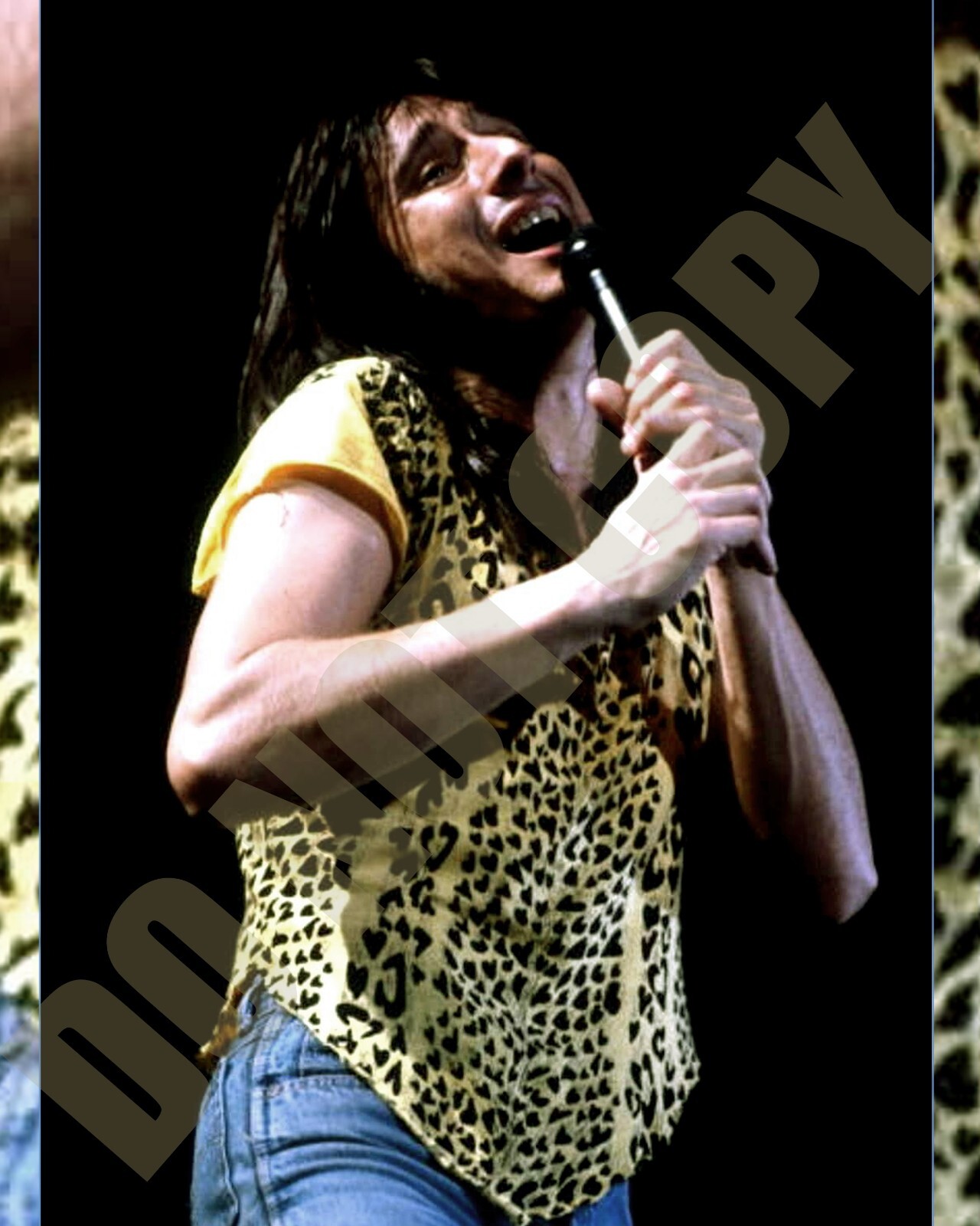 Steve Perry Journey Wearing His Famed Yellow Leopard Shirt At Concert ...