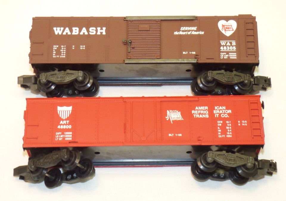 American Flyer Wabash Freight Set 2 PA-1 Diesel Engines & 6 Train Cars ...