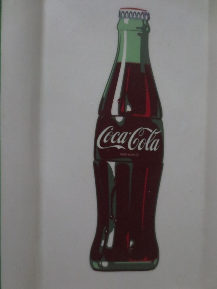 Coca-Cola Ceramic Contour Bottle Platter Cream HAS A CHIP | eBay