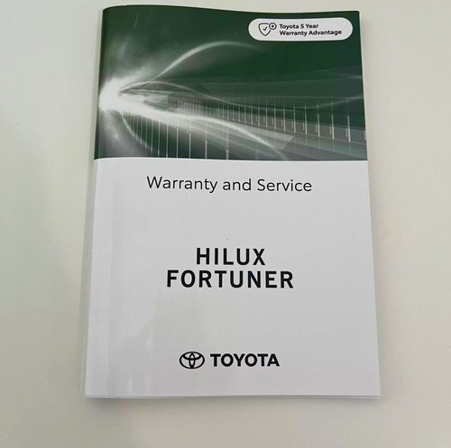 New Blank Toyota Hilux Fortuner Service Log Book Booklet | eBay Australia