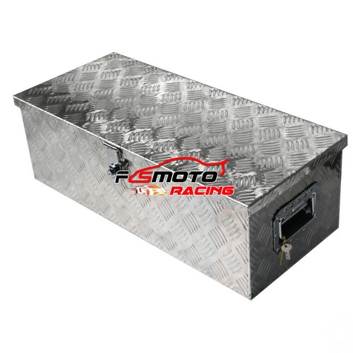 39"x13"x10" Silver PICKUP TRUCK TRUNK BED TOOL BOX TRAILER STORAGE&LOCK ...