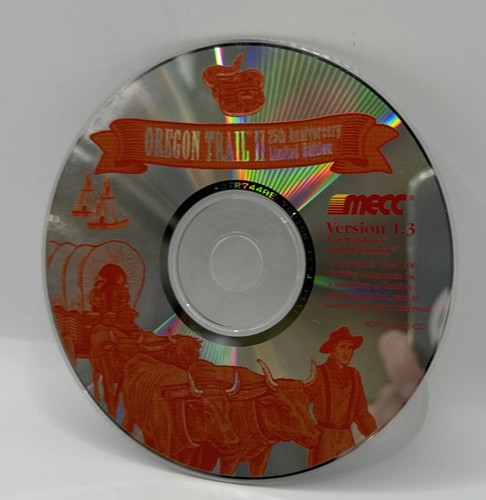 OREGON TRAIL II: 25th ANNIVERSARY LIMITED EDITION Vintage PC CD-ROM ...