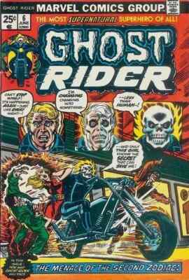 *GHOST RIDER #6*MARVEL COMICS*JUN 1974*FN*TNC* | eBay