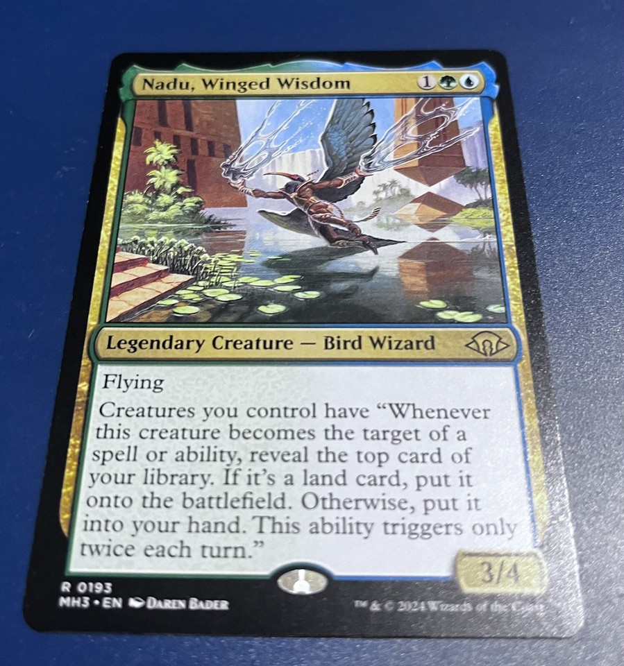 MTG Nadu, Winged Wisdom x1 Rare Regular Modern Horizons 3 0193 | eBay