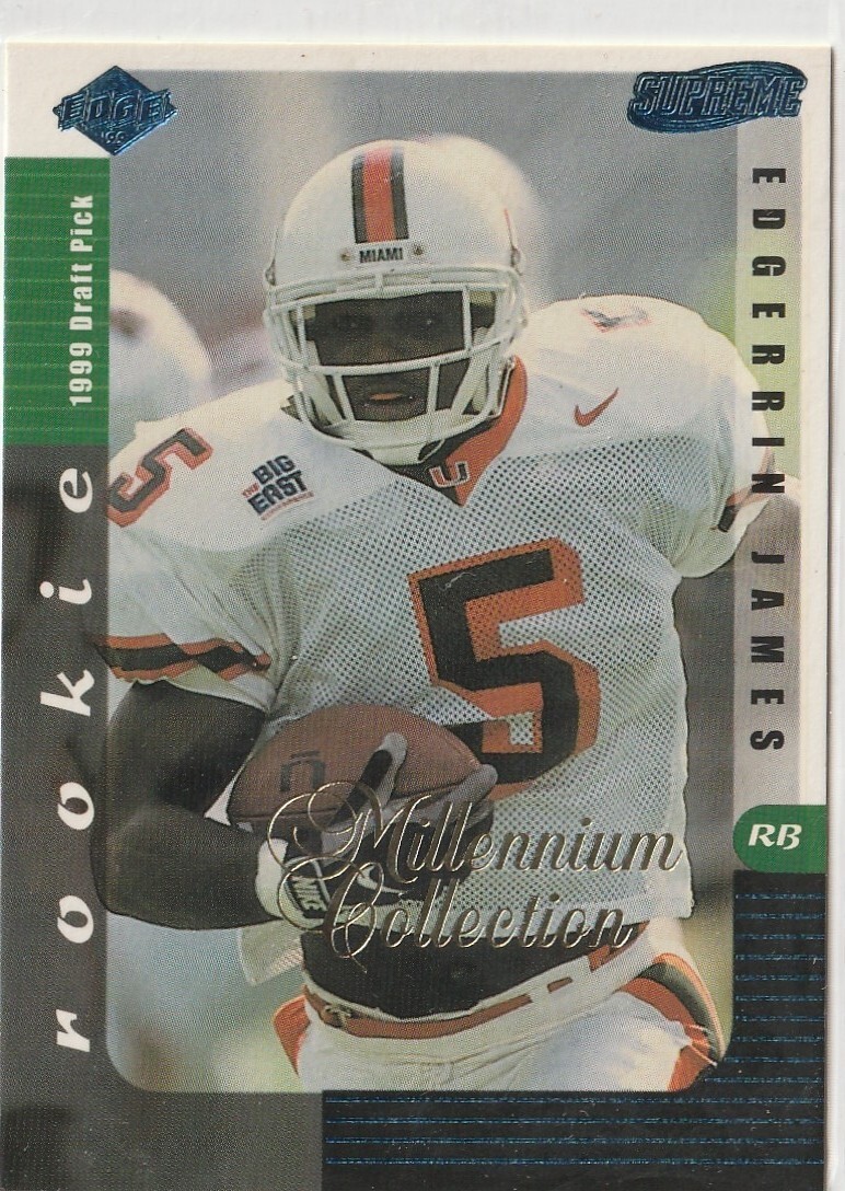 1999 Collectors Edge Draft Pick RC Edgerrin James Card # 166 | eBay