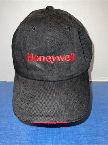 Honeywell Black Embroidered StrapBack AMC Deluxe Headwear Workers Hap ...