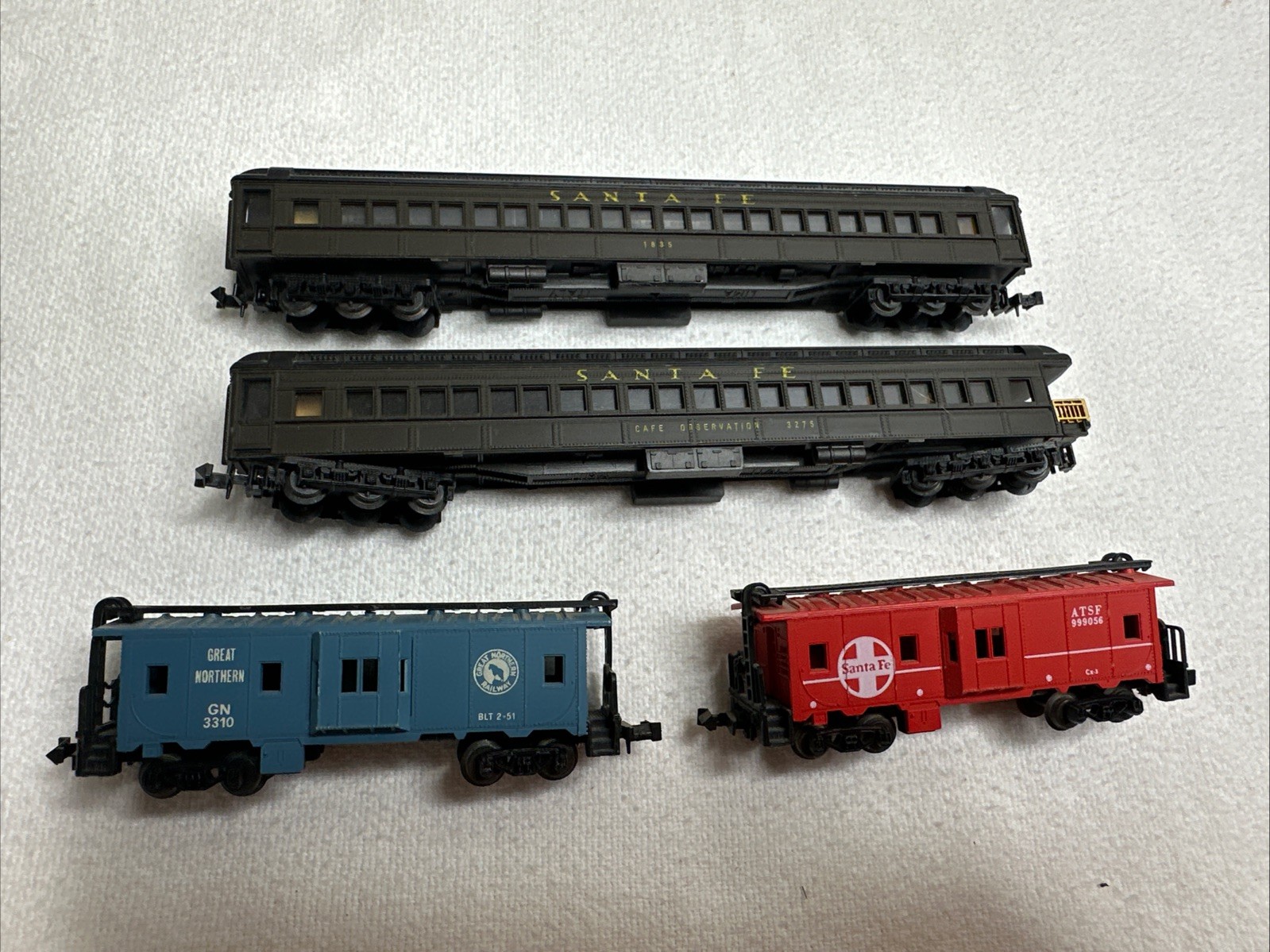 Lot of four - Lima N scale train cars passenger -UNTESTED | eBay