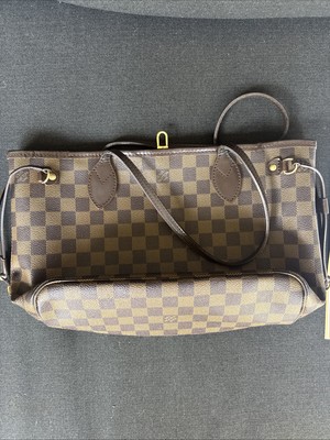 Louis Vuitton Brown Checkered Bag | eBay