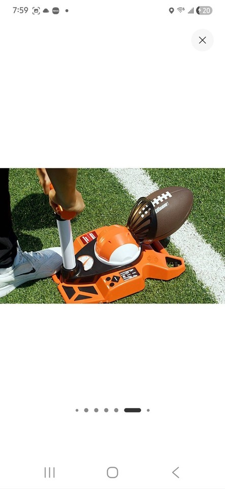All Pro Passer Football Fitness Sports Trainer Spiral Throws Pee Ball ...