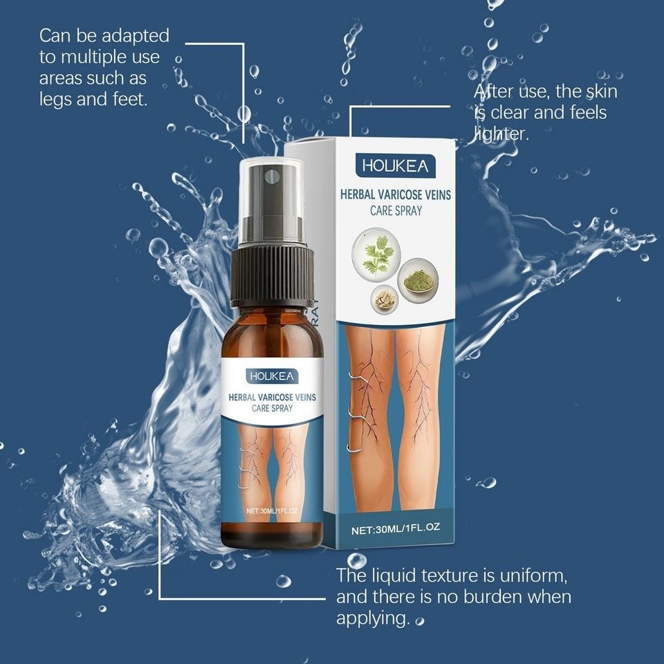 Vein Guard Herbal Spray 30ml Non-Irritating Plant Leg Product Personal ...