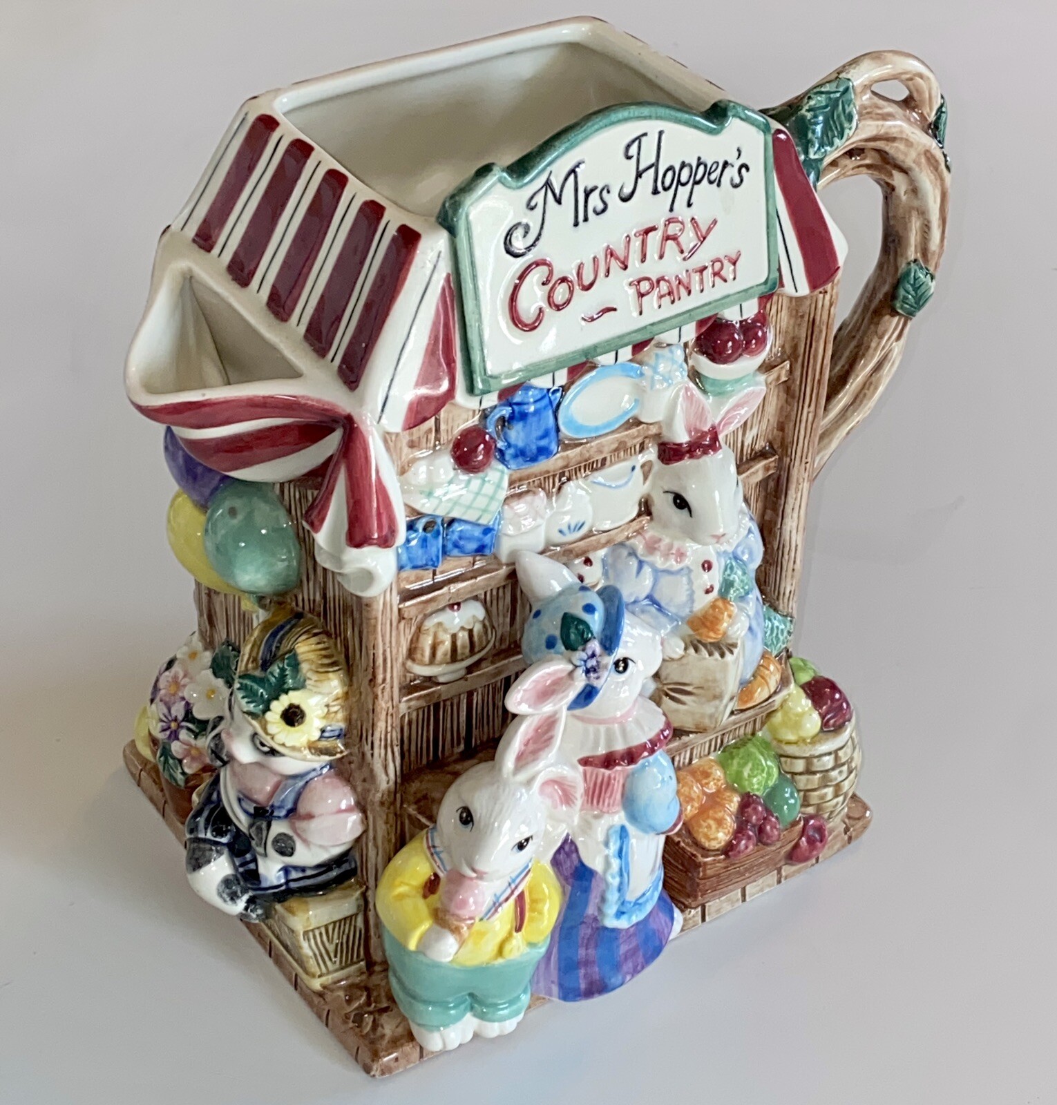 Fitz and Floyd Old MacDonald's Country Fair Pitcher /Mrs Hopper’s ...