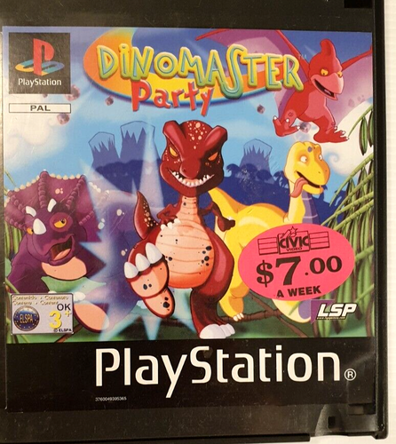 Dino Master Party Game for Sony PlayStation PS1 PAL Complete Australian Release. | eBay Australia