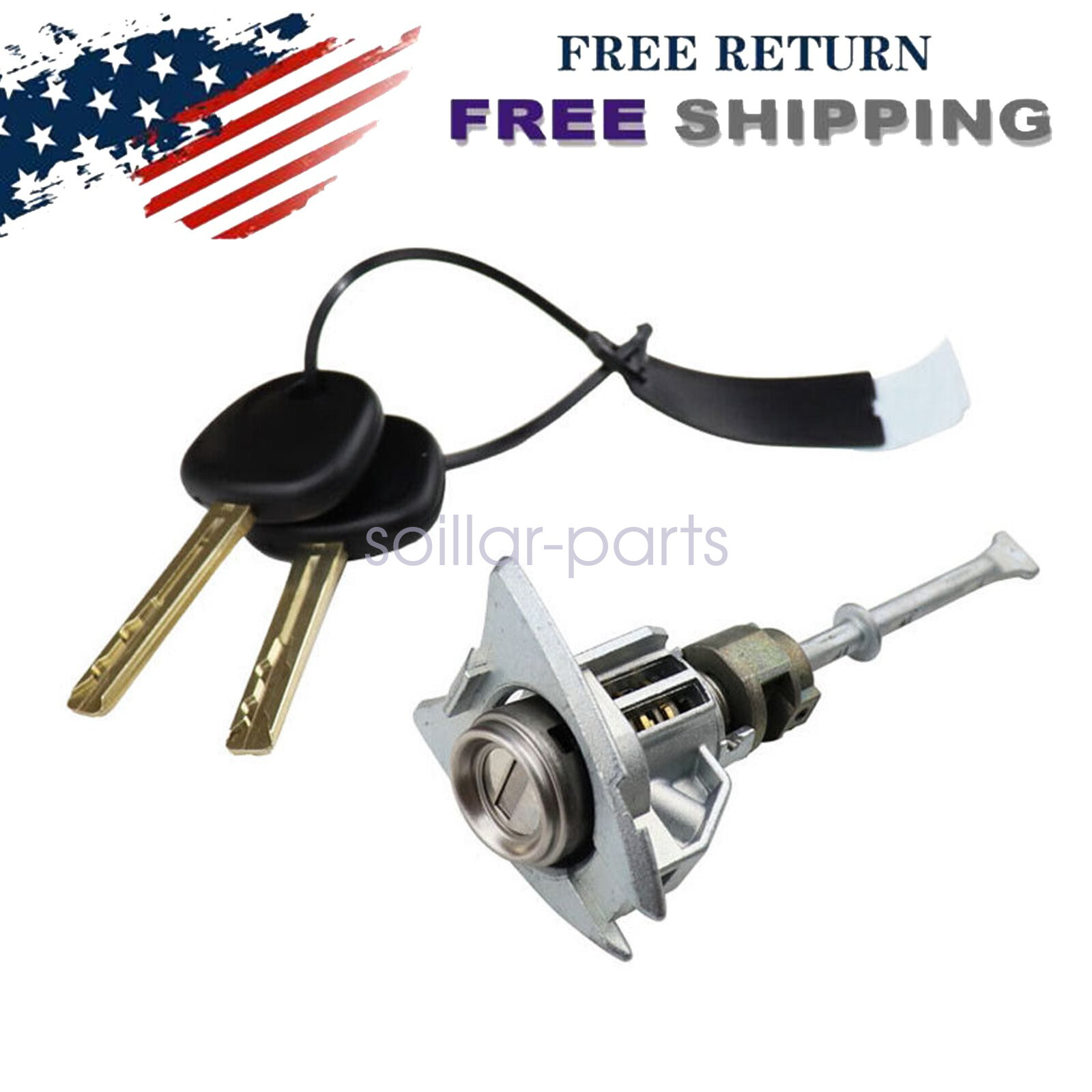 NEW For Hyundai Sonata 09-14 81970-3SA00 Door Lock Cylinder&2Keys LH ...