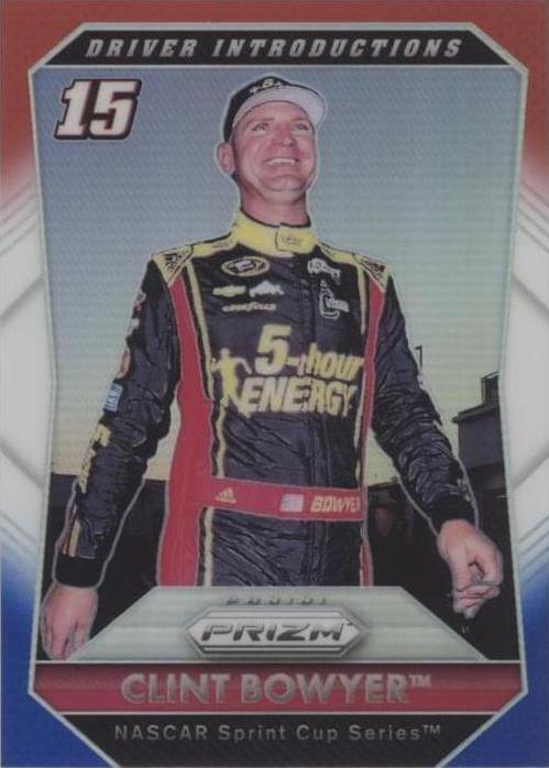 2016 Panini Prizm NASCAR - Driver Introductions Clint Bowyer #86 Red ...
