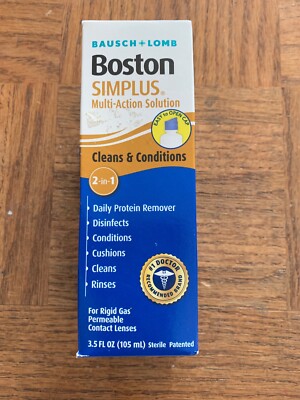 Boston Simplus Contact Lenses Cleaner | eBay