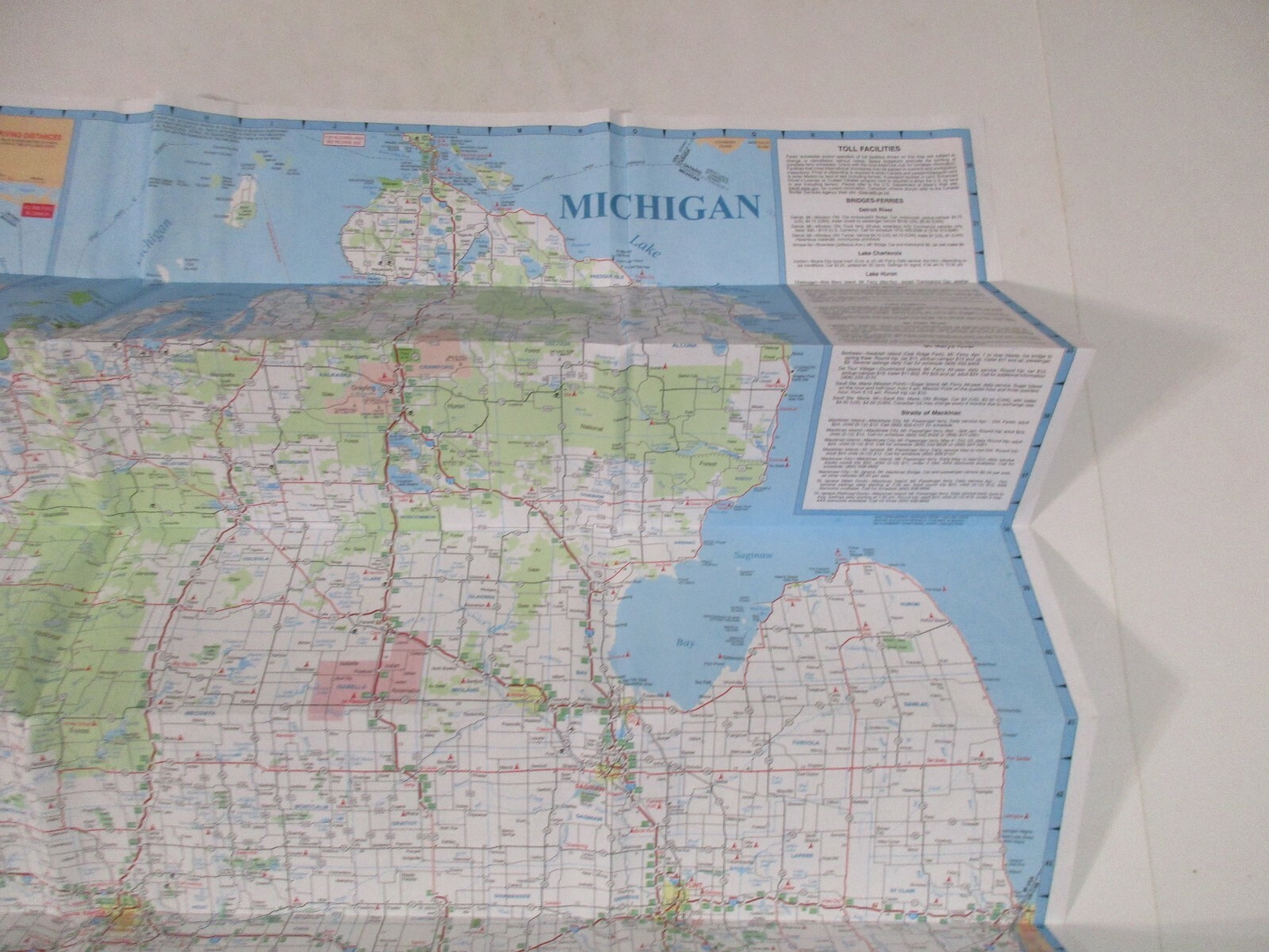 2013 AAA Michigan State Highway Transportation Travel Road Map~BR10 | eBay