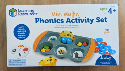 Learning Resources Mini Muffin Phonics Activity Set 70 pcs 4+ | eBay