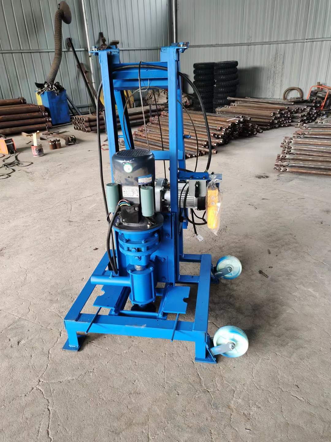 New 4000w 80m Mini Portable Electric Foldable Deep Water Well Drilling ...