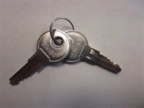 CAM LOCK KEY PAIR OF (2) C415A MARINE BOAT | eBay