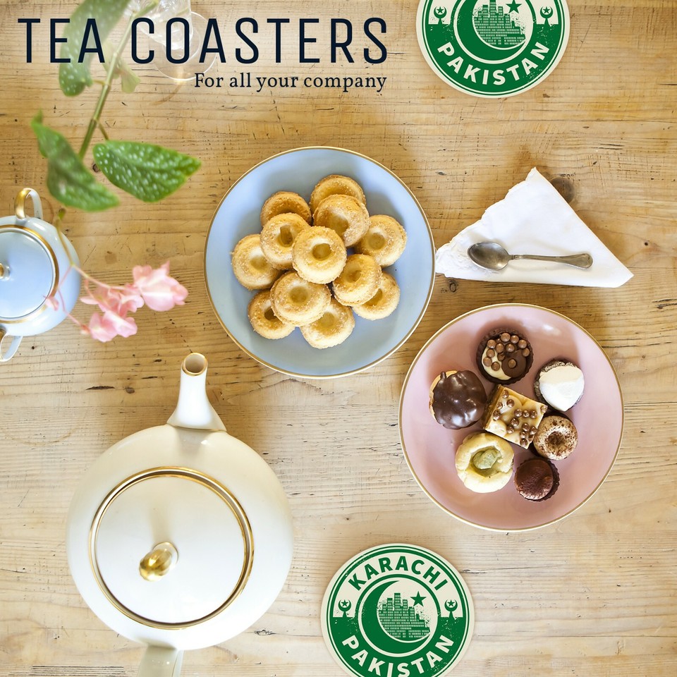 1 x Awesome Pakistan Karachi - Round Coaster Kitchen Student Kids Gift ...