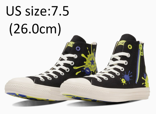 Converse x Splatoon 3 Chuck Taylor All Star Black US7.5 (26.0cm) New ...