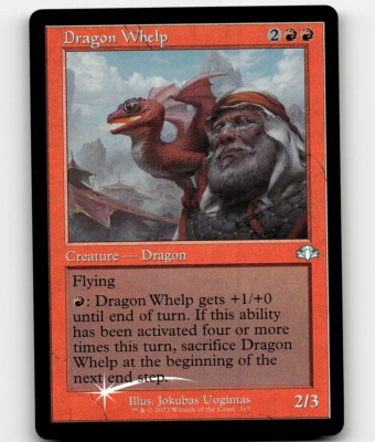 MTG Dragon Whelp (Retro Frame) FOIL Dominaria Remastered Uncommon | eBay