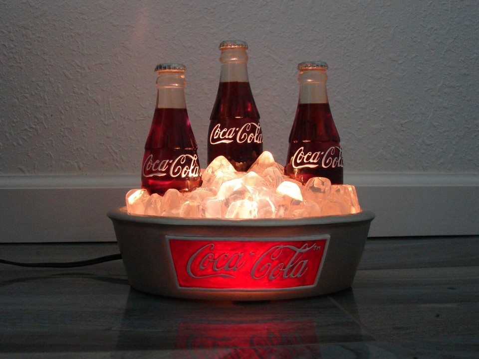 Coca-Cola Light-Up Bottle Fountain – Coca-Cola Relaxing Running Water ...