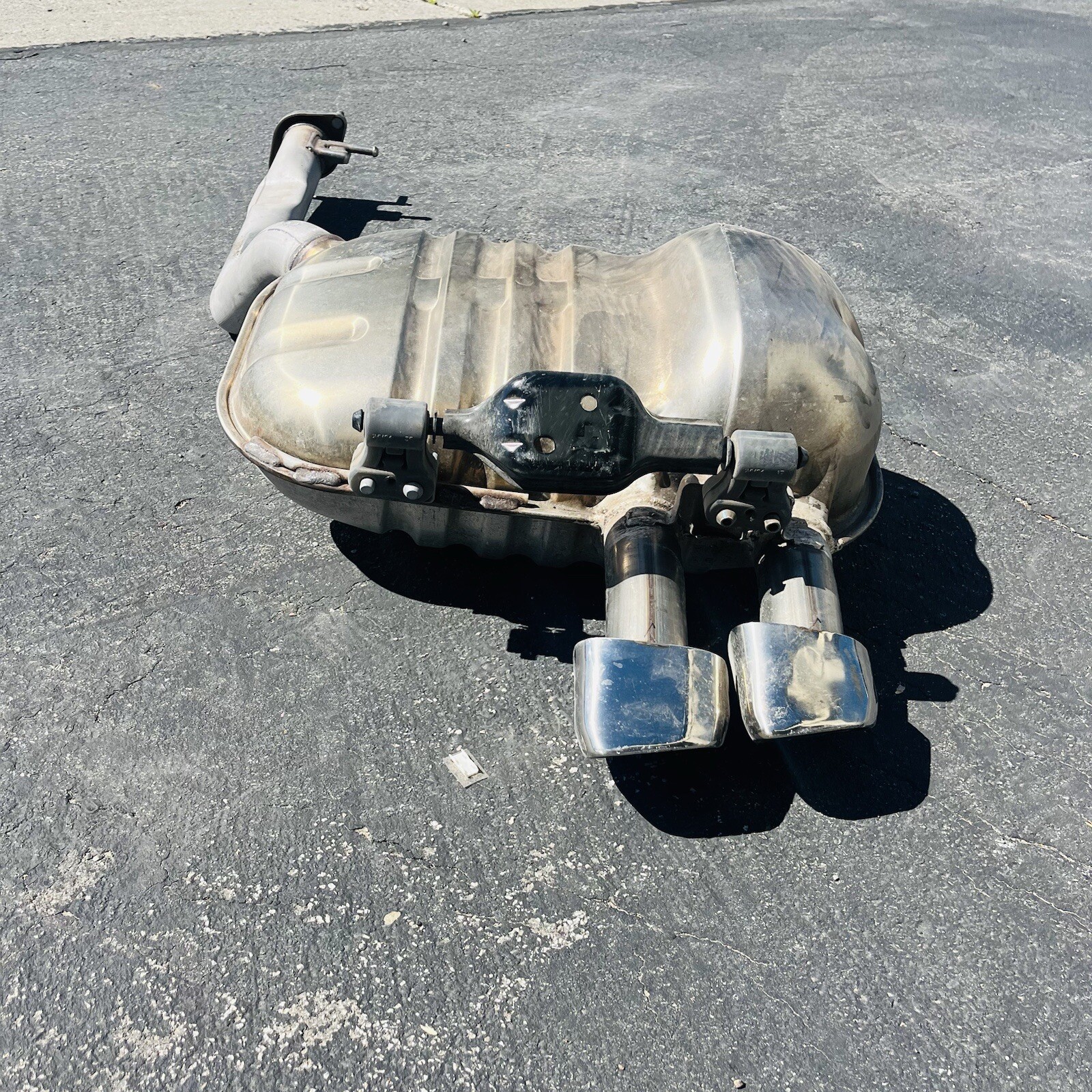 2020-2021 Genesis G70 Exhaust Muffler w/ Pipe and Exhaust Tips ...