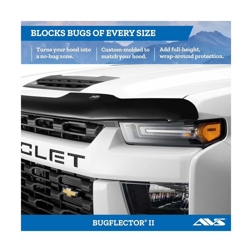 Auto Ventshade [AVS] Bugflector II Hood Shield / Protector | Fits 1997 ...