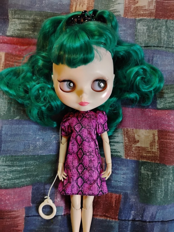 Customized TBL Factory Blythe Doll Jointed Body Teal Hair (Read ...