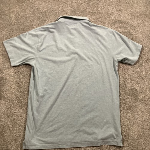 Linksoul Performance Polo Shirt Mens Large Blue Preppy Sporty Casual Business | eBay